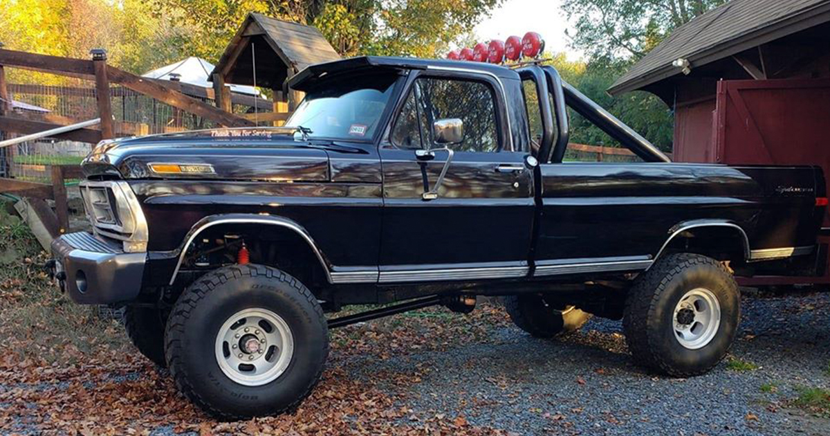 1971 Ford F-250 Highboy 3inch Body Lift and Running 37's - FORDNEWS
